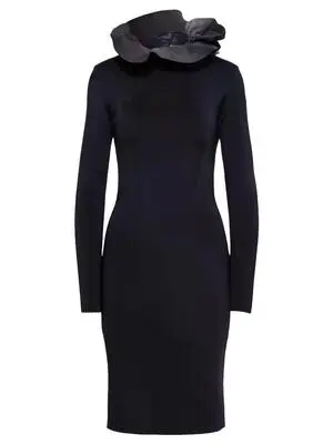 Ralph Lauren Ruffled Midi Dress - Blue