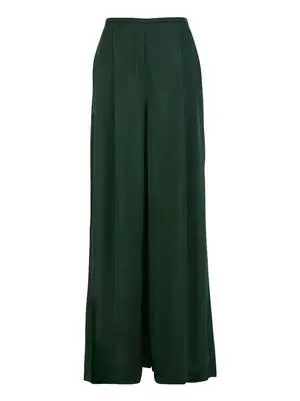 Norma Kamali Elasticated Palazzo Pants - Green