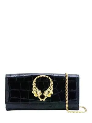 Roberto Cavalli Tiger-motif Cross Body Bag - Black