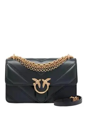 Pinko Love Bag One Chevron Shoulder Bag - Grey