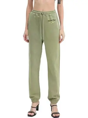 Moschino Printed Drawstring Trousers - Green