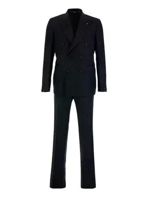 Tagliatore Double-breasted Suit - Black