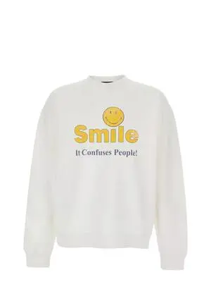 Dsquared2 Smiley-print Sweatshirt - White