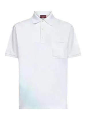 Gucci Patch-pocket Polo Shirt - White