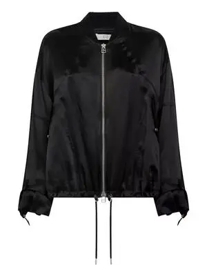 Co Drawstring Hem Jacket - Black