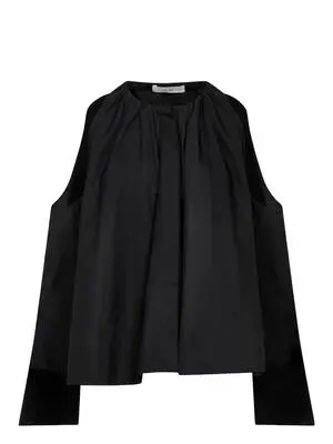 Co Cut-out Blouse - Black
