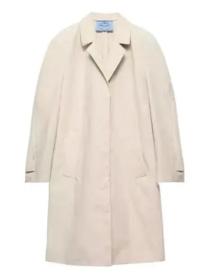 Prada Single-breasted Coat - Neutrals