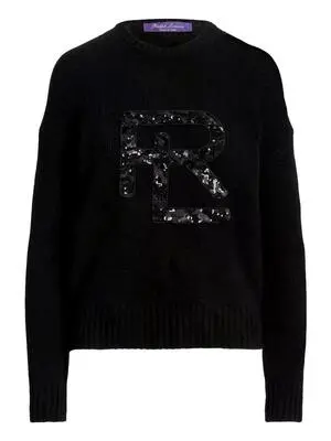 Ralph Lauren Sequin Embellished Sweater - Black