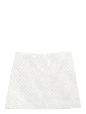 Dorothee Schumacher Embellished Mini Skirt - Neutrals