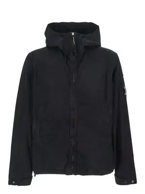 C.P. COMPANY Hooded Jacket - Black