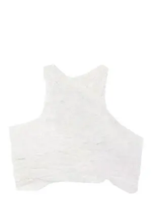 OH CARLA Ruffled Top - White