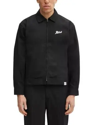 NEIGHBORHOOD Logo-embroidered Overshirt - Black