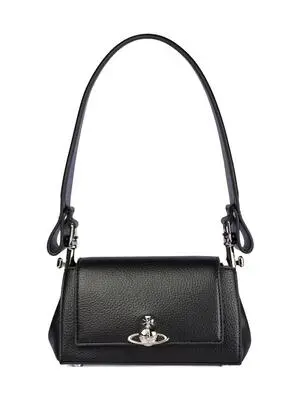 VIVIENNE WESTWOOD Orb-detail Shoulder Bag - Black