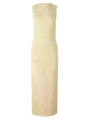 Eleventy Knit Midi Dress - Neutrals