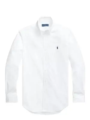 Polo Ralph Lauren Logo-embroidered Buttoned Shirt - White