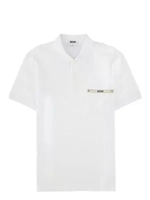 Moschino Logo-detail Polo Shirt - White