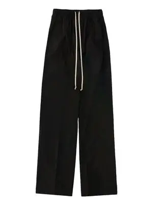 Rick Owens Drawstring Wide Leg Trousers - Black