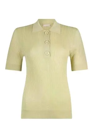 Liu Jo Buttoned Polo Shirt - Yellow