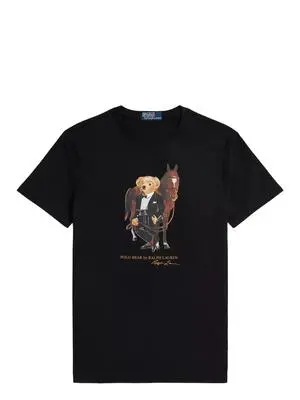 Polo Ralph Lauren Bear Graphic T-shirt - Black