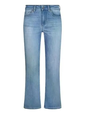 Liu Jo High-rise Cropped Flare Jeans - Blue