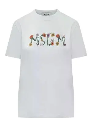 MSGM Floral T-Shirt