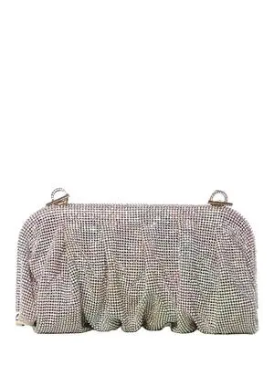 Benedetta Bruzziches Venus La Grande Metal Mesh Shoulder Bag - Silver