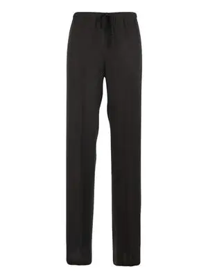 SEMICOUTURE Drawstring Trousers - Brown