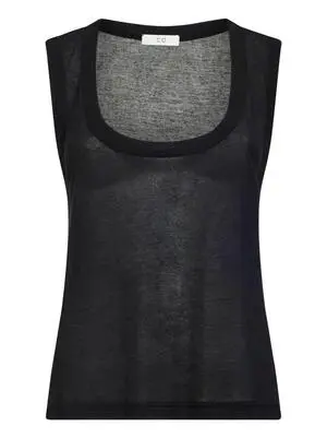 Co Tank Top Scoop-neck - Black