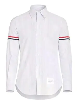 Thom Browne Armband Stripe Shirt - White