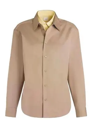 TOD'S Long-sleeve Buttoned Shirt - Neutrals