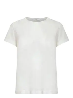 Co Ribbed Crewneck T-shirt - White