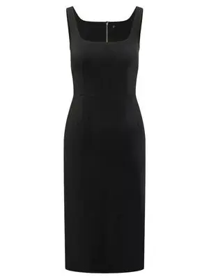Dolce & Gabbana Square Neck Dress - Black