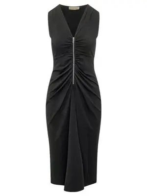 MICHAEL KORS Zip Midi Dress