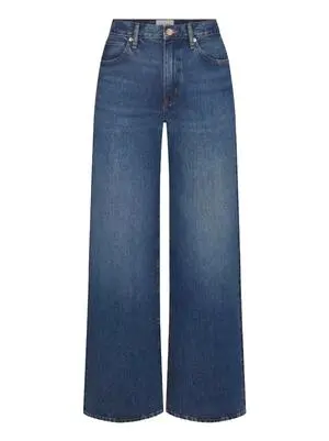 FRAME Stroll Wide-leg Jeans - Blue