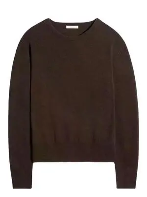 LEMAIRE Crew-Neck Sweater Brown