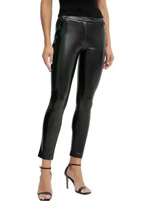 MARCIANO Button-detail Trousers - Black