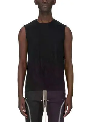 Rick Owens Ribbed Knit Top - Black