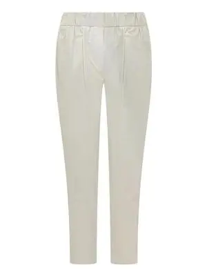 Brunello Cucinelli Elasticated Trousers - Neutrals