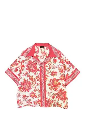Etro Floral Pattern Short-sleeve Shirt - Pink
