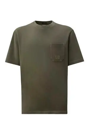 C.P. COMPANY Round-neck Pocket T-shirt - Grey