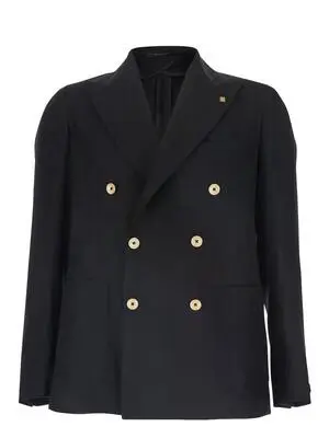 Tagliatore Double-breasted Blazer - Black