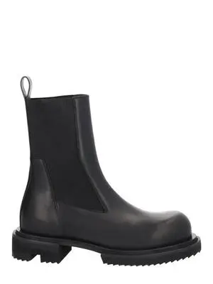 Rick Owens Lug-sole Chelsea Boots - Black