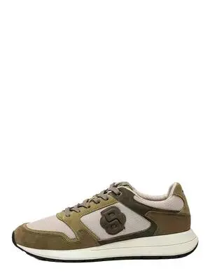 BOSS Double B Logo Sneakers - Neutrals