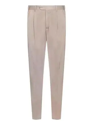 PT TORINO Pleated Trousers - Neutrals