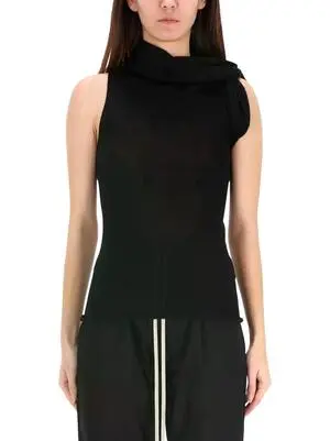 Rick Owens Draped Top - Black