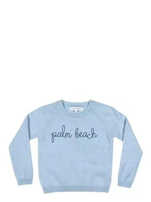 Lingua Franca Crew-neck Sweater - Blue