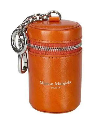 MAISON MARGIELA Zipped Dog Waste Bag Dispenser Keyring - Orange