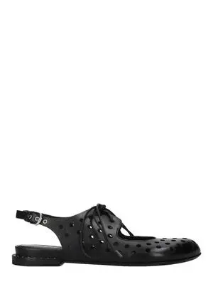 Premiata Cut-out Slingback Pumps - Black