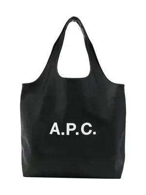 A.p.c. Logo-detail Shoulder Bag - Black