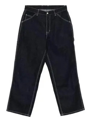 NEIGHBORHOOD Contrast-stitch Straight Jeans - Blue